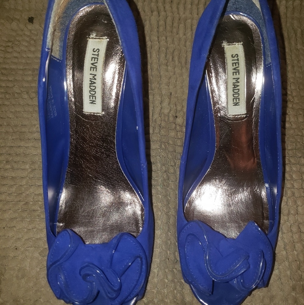 Royal Blue Steve Maddens 7.5 - Gem